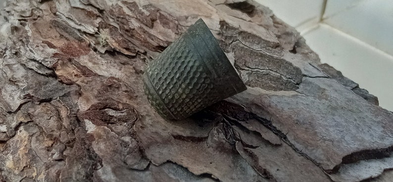Vintage Thimble. Ancient Brass Thimble. the Original Old - Etsy