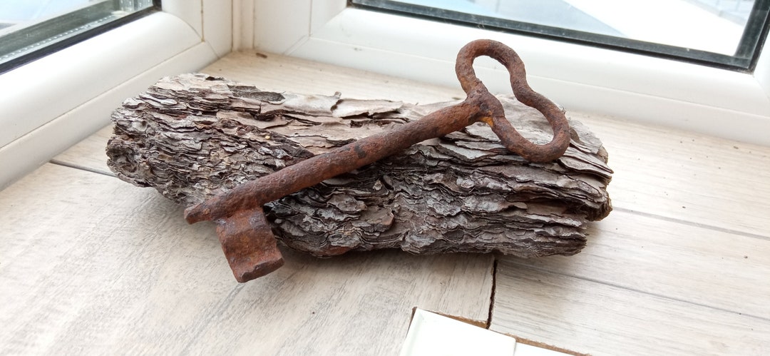 Old Key in the Collection, Vintage Big Key of the 19th Century, Antique ...