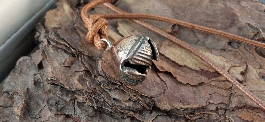 Ancient Viking Age Tin Bronze Bell With Ornament, Medieval Pagan Bell ...