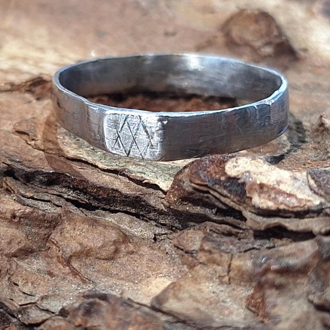 WWI Soldier Aluminum Ring, Trench Rings With Ornaments, Soldier Ring ...