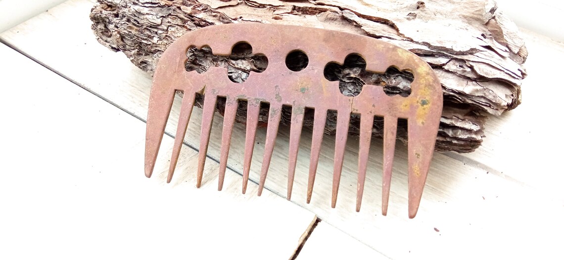 Authentic Late Medieval Bronze Hair Comb Large Ancient Comb | Etsy
