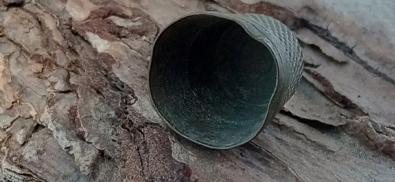 Vintage Thimble. Ancient Brass Thimble. the Original Old - Etsy