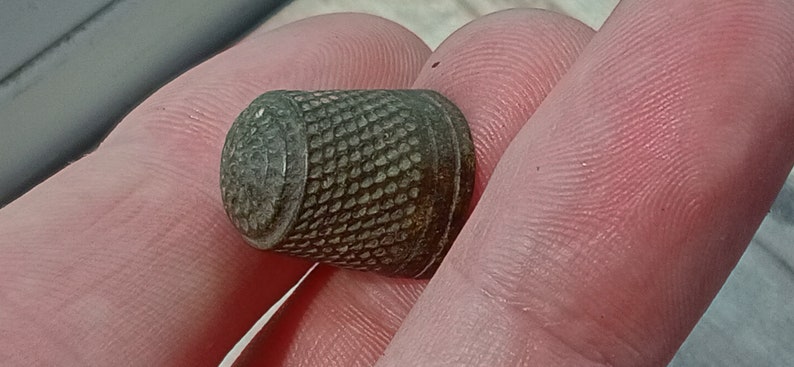 Vintage Thimble. Ancient Brass Thimble. the Original Old - Etsy