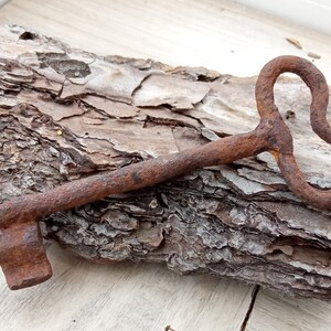 Old Key in the Collection, Vintage Big Key of the 19th Century, Antique ...