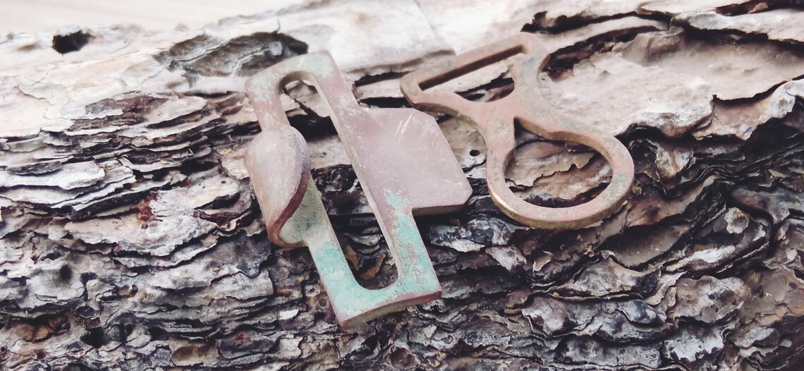 Accessories of the First World War Hook on a buckle Earring | Etsy