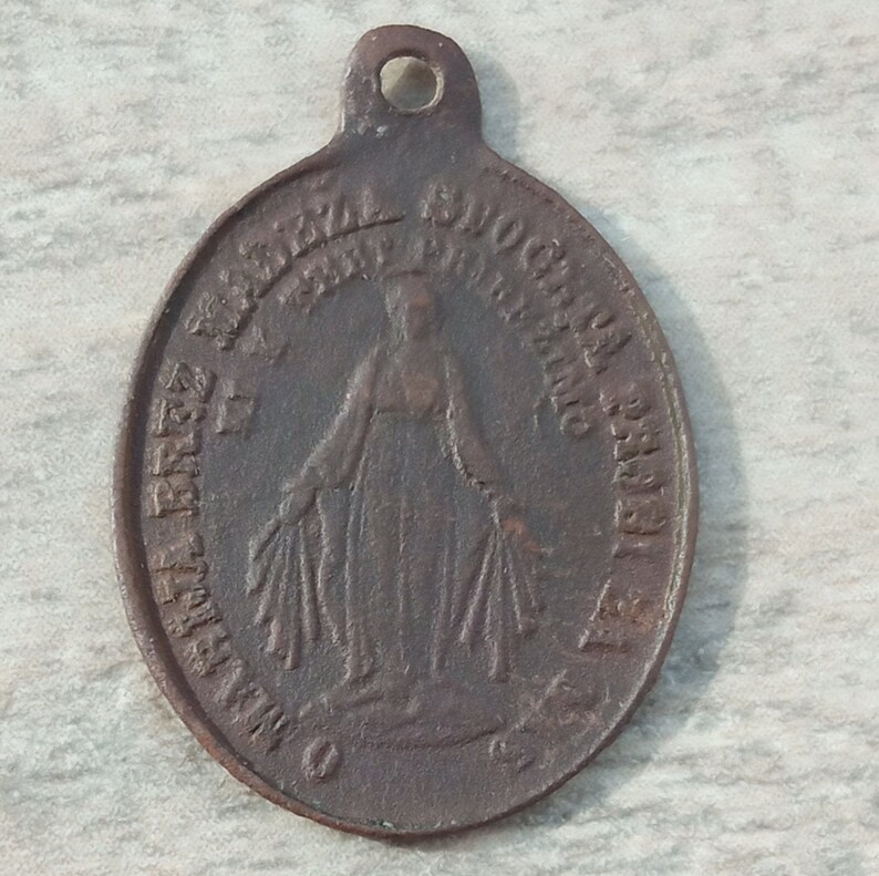 Catholic Medallion 19th Century Decoration Amulet Jewelry - Etsy