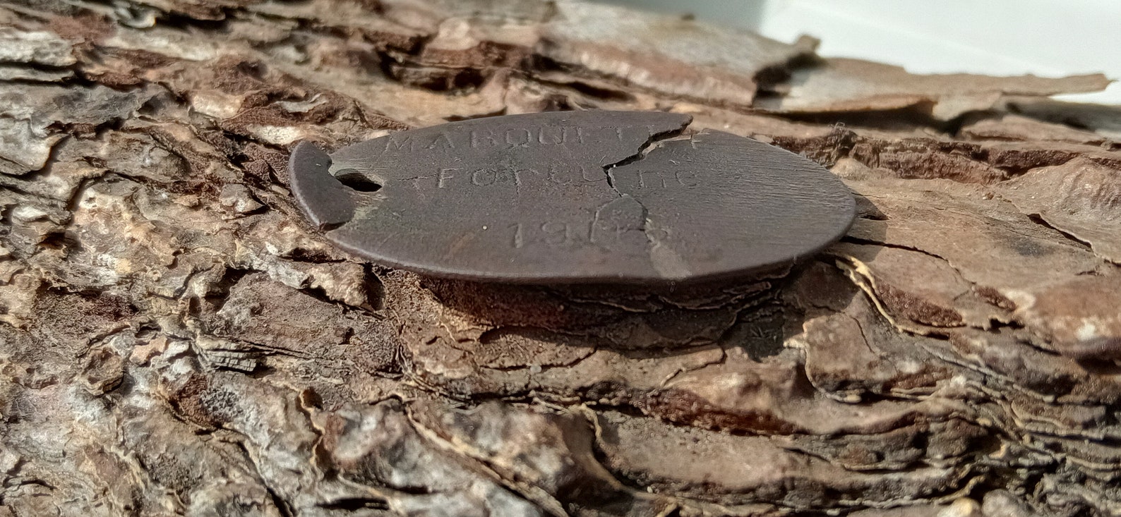 WW1 Artifact Original ID Tag of a soldier First World War | Etsy