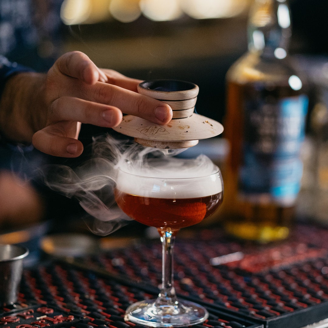 Smoking Saucer Set Infused Cocktails & Mocktails - Etsy