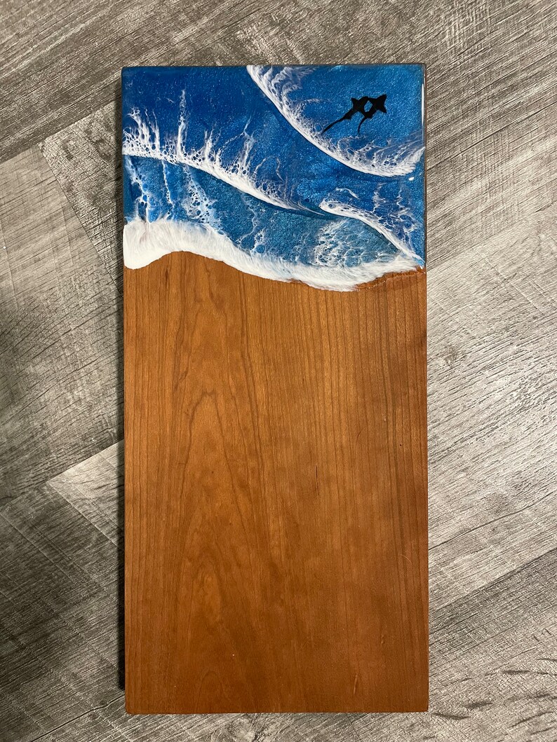 Sharks and Ocean Waves Serving Tray - Etsy