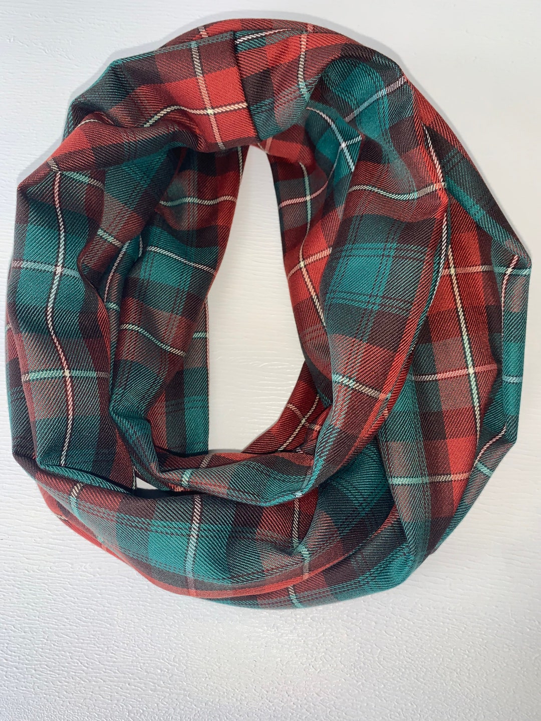 Prince Edward Island Tartan Infinity Scarf, PEI Tartan Scarf, Maritime ...