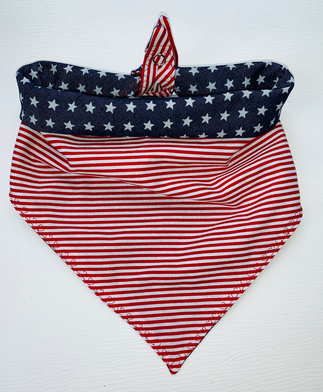 Reversible USA Bandana, American Flag Bandana, Stars and Stripes ...