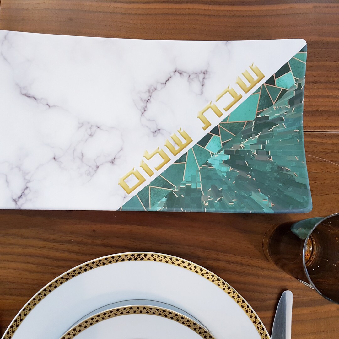 Marble & Jade Tray – Serving Dish – Serving Tray – Contemporary ...