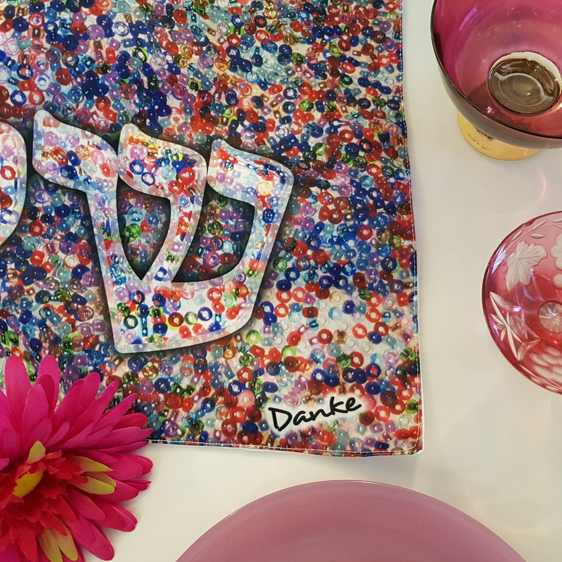 Beads Challah Cover – Modern Challah Cover – Unique Judaica ...