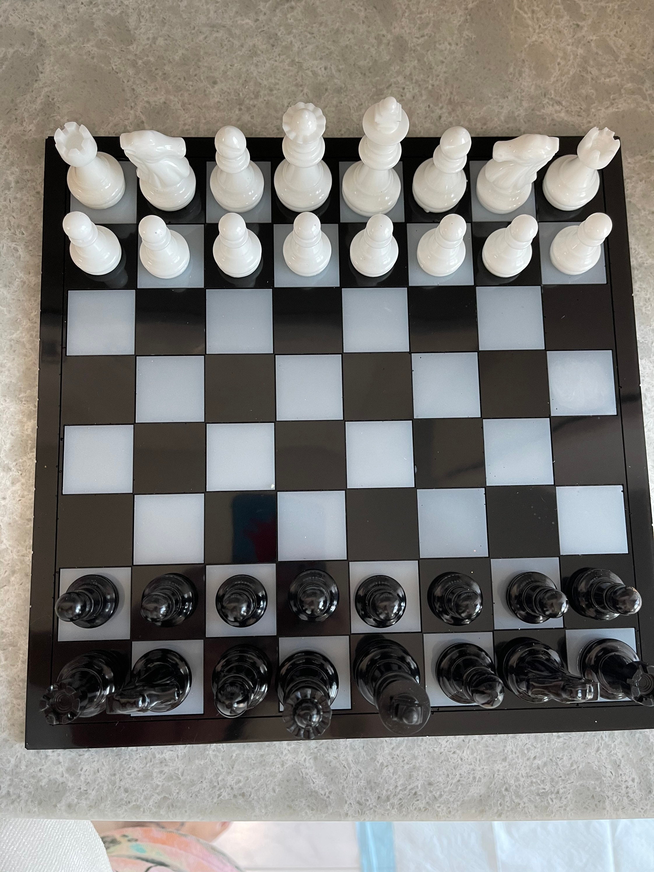 Custom Resin Chess & Checker Board - Etsy