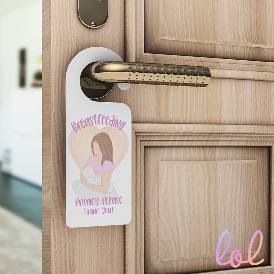 Pumping Signs - Door Hangers - Breastfeeding Office Sign - Do Not ...