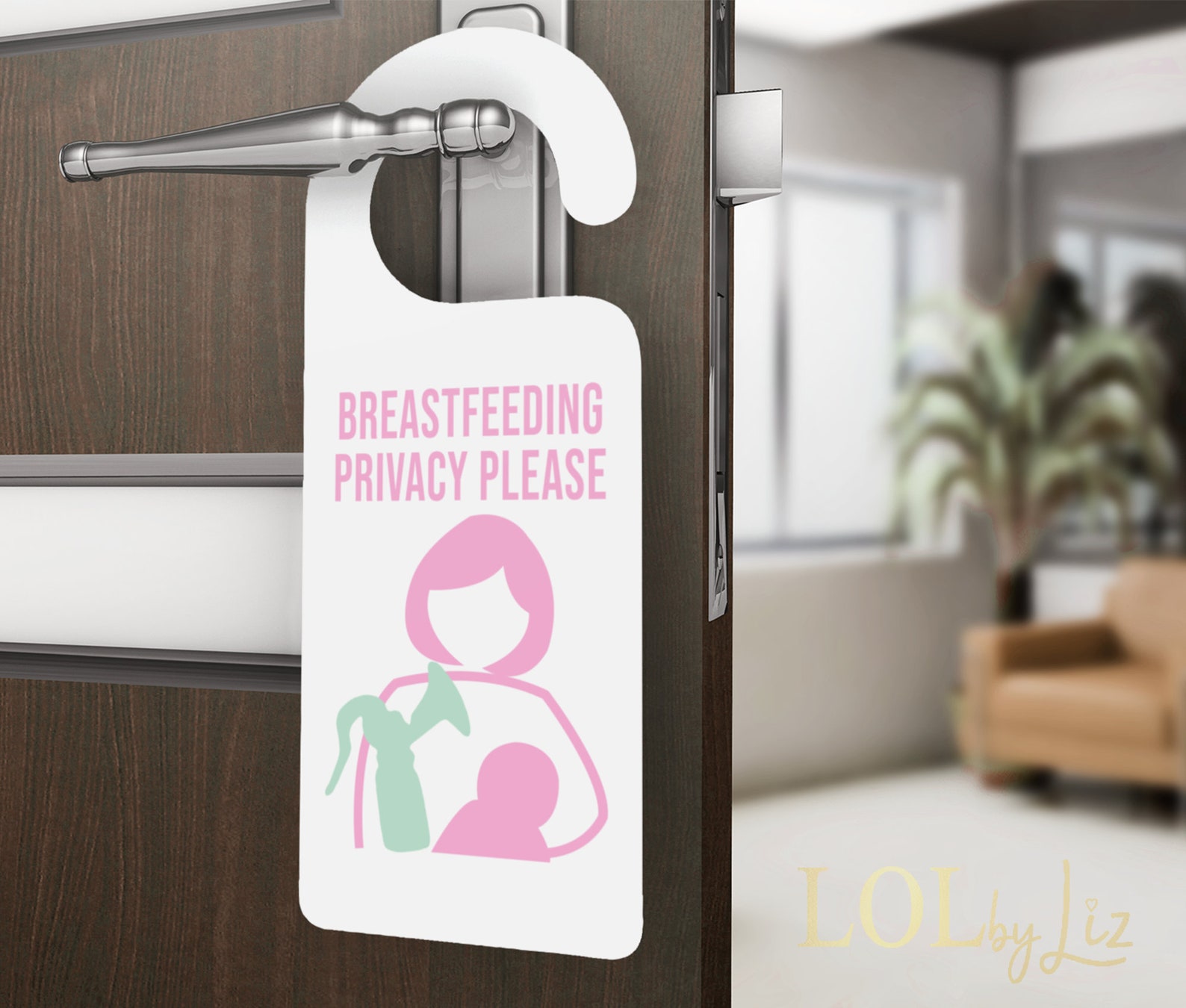 Pumping Signs Pumping Door Hanger Signs Breastfeeding - Etsy