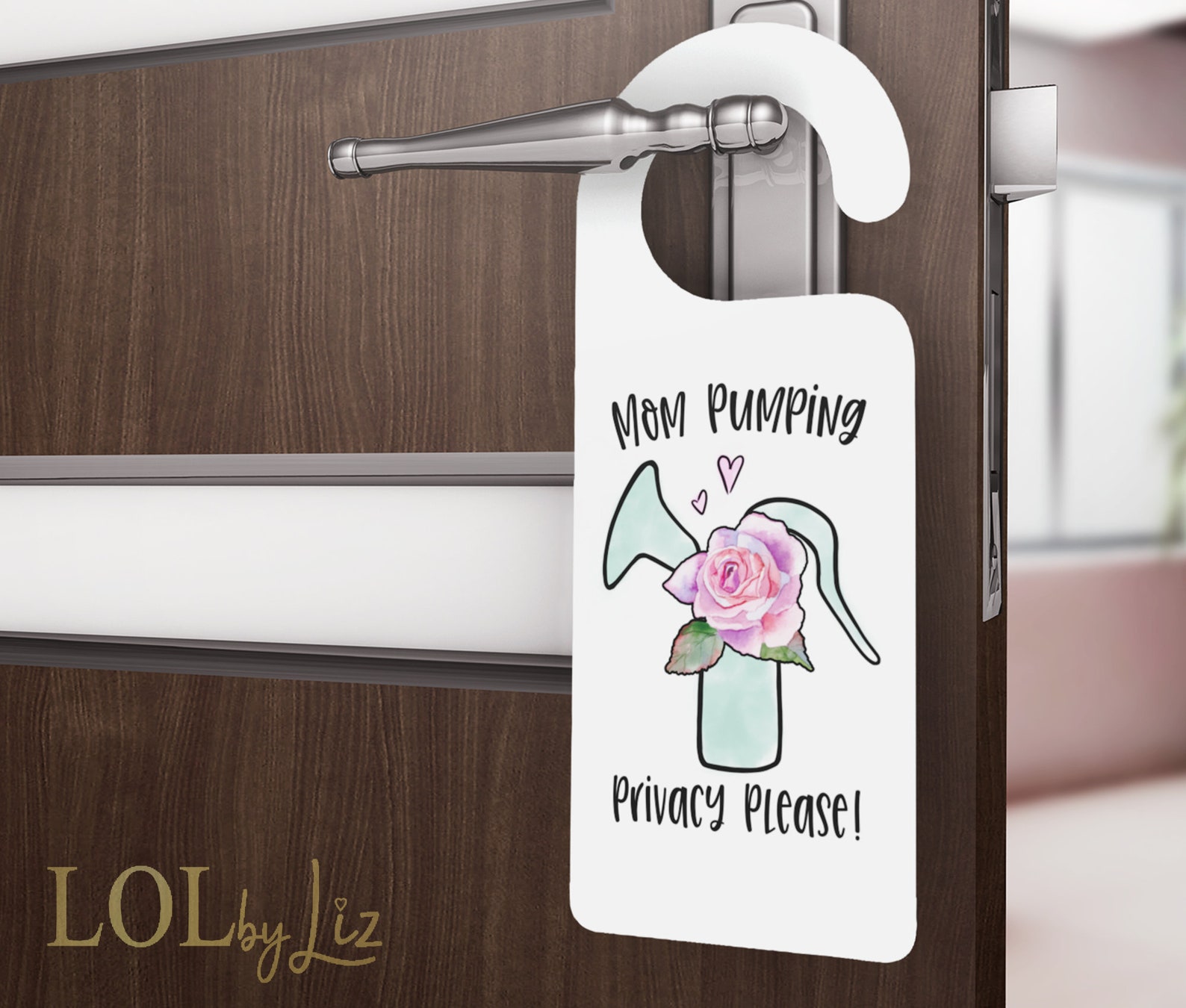 Pumping Signs Pumping Door Hanger Signs Breastfeeding - Etsy