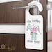 Pumping Signs Pumping Door Hanger Signs Breastfeeding Office Sign ...