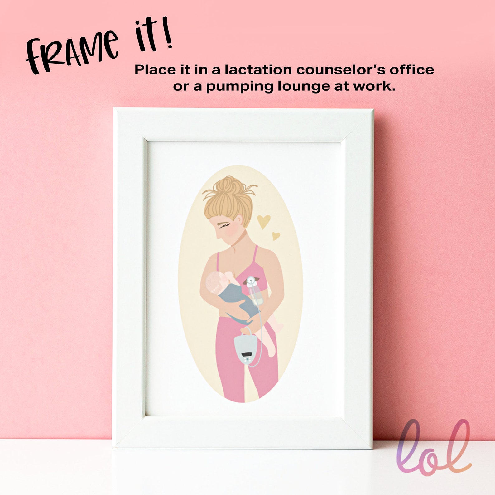 Pumping Mom Illustrations - Exclusively Pumping Art - Breastfeeding Mom ...