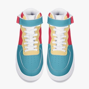 Colour Block Hi-top Sneakers (up to Size 14) - Etsy