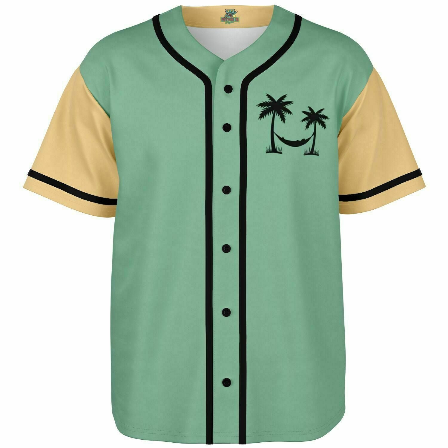 Baseball Jersey 50s Tropic, Retro Baseball Jersey - Etsy