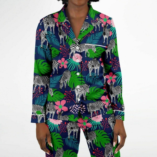 Zebra Pajamas - Etsy