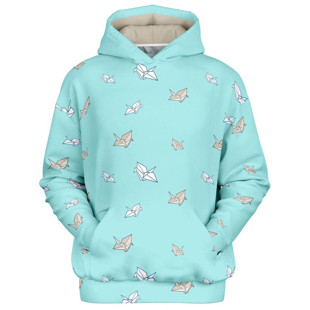 Origami Crane Heavyweight Oversized Hoodie - Etsy