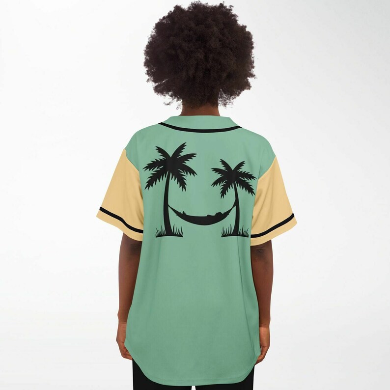 Baseball Jersey 50s Tropic, Retro Baseball Jersey - Etsy