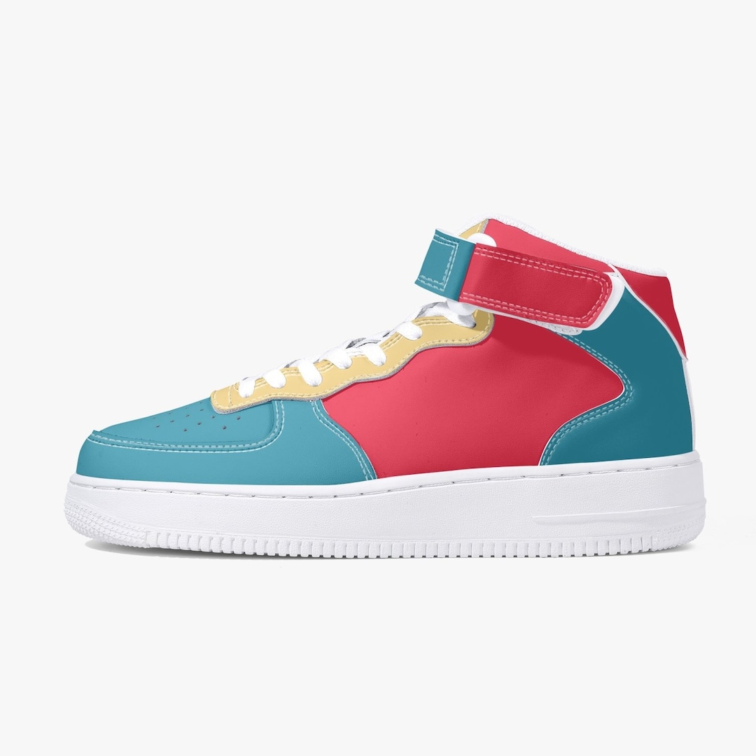 Colour Block Hi-top Sneakers (up to Size 14) - Etsy