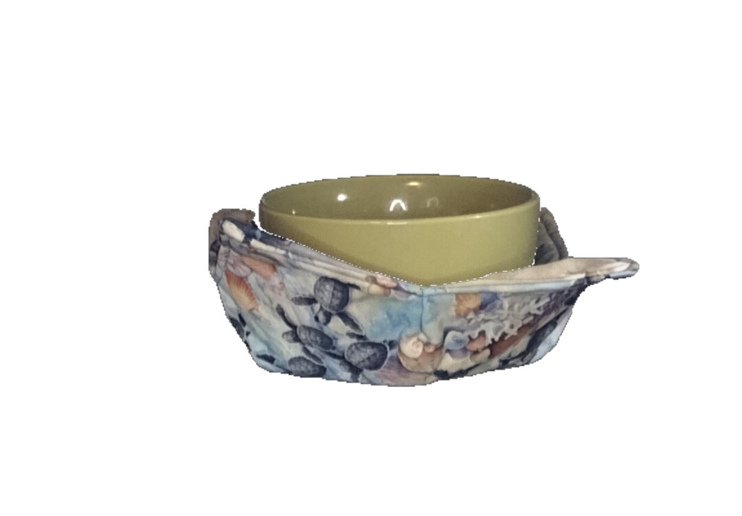 Baby Sea Turtles Microwavable Reusable Reversible Bowl Cozy Sea Life ...