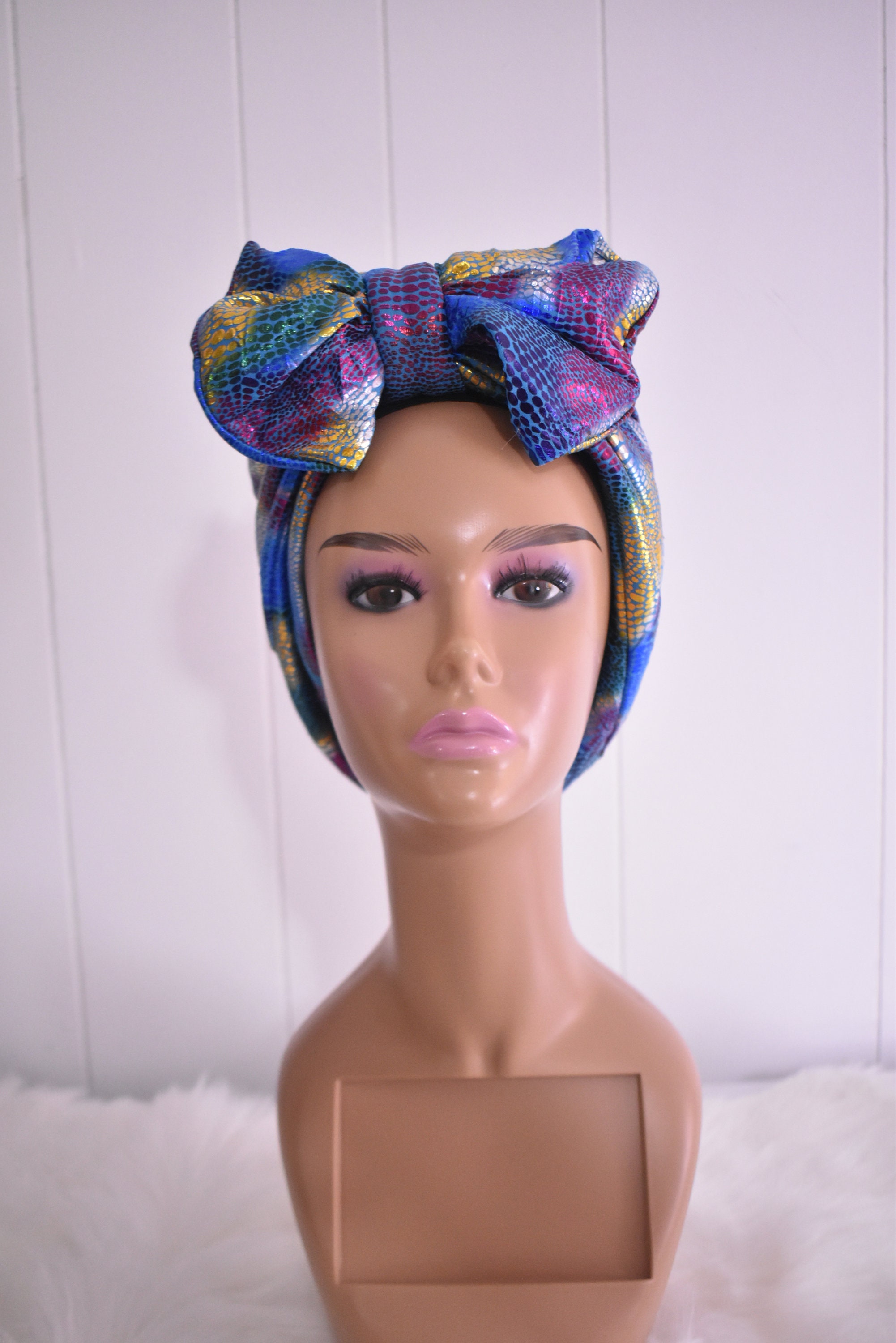 Women Multicolor Print Bohemian Turban Hat/cap Ready to Wear - Etsy