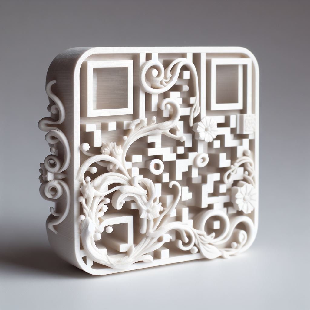 Unlock the Power of 3d-printed QR Codes for Personal or - Etsy