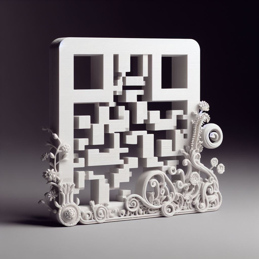 Unlock the Power of 3d-printed QR Codes for Personal or - Etsy