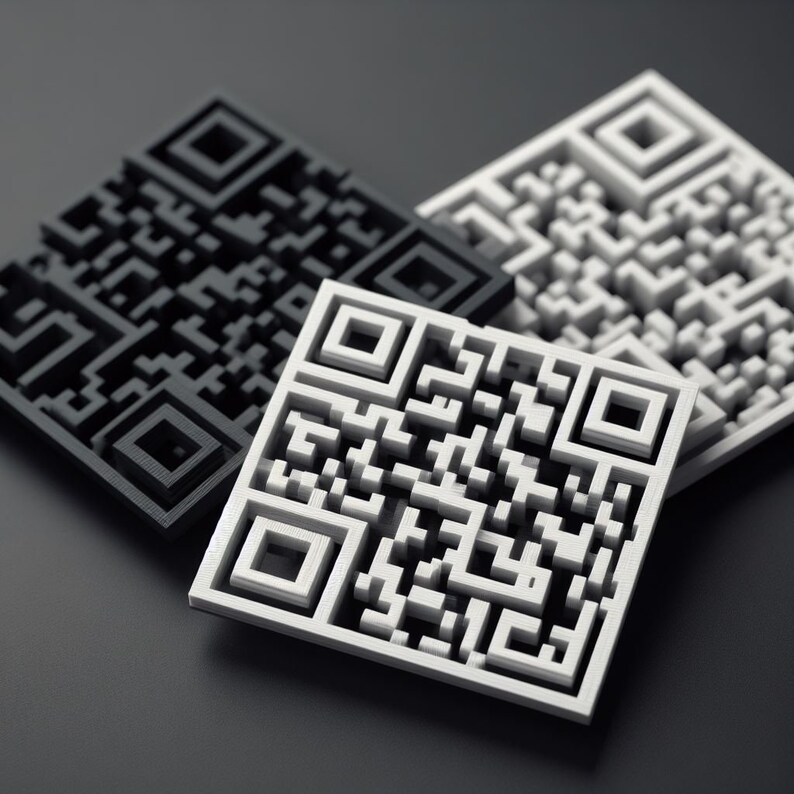 Unlock the Power of 3d-printed QR Codes for Personal or - Etsy