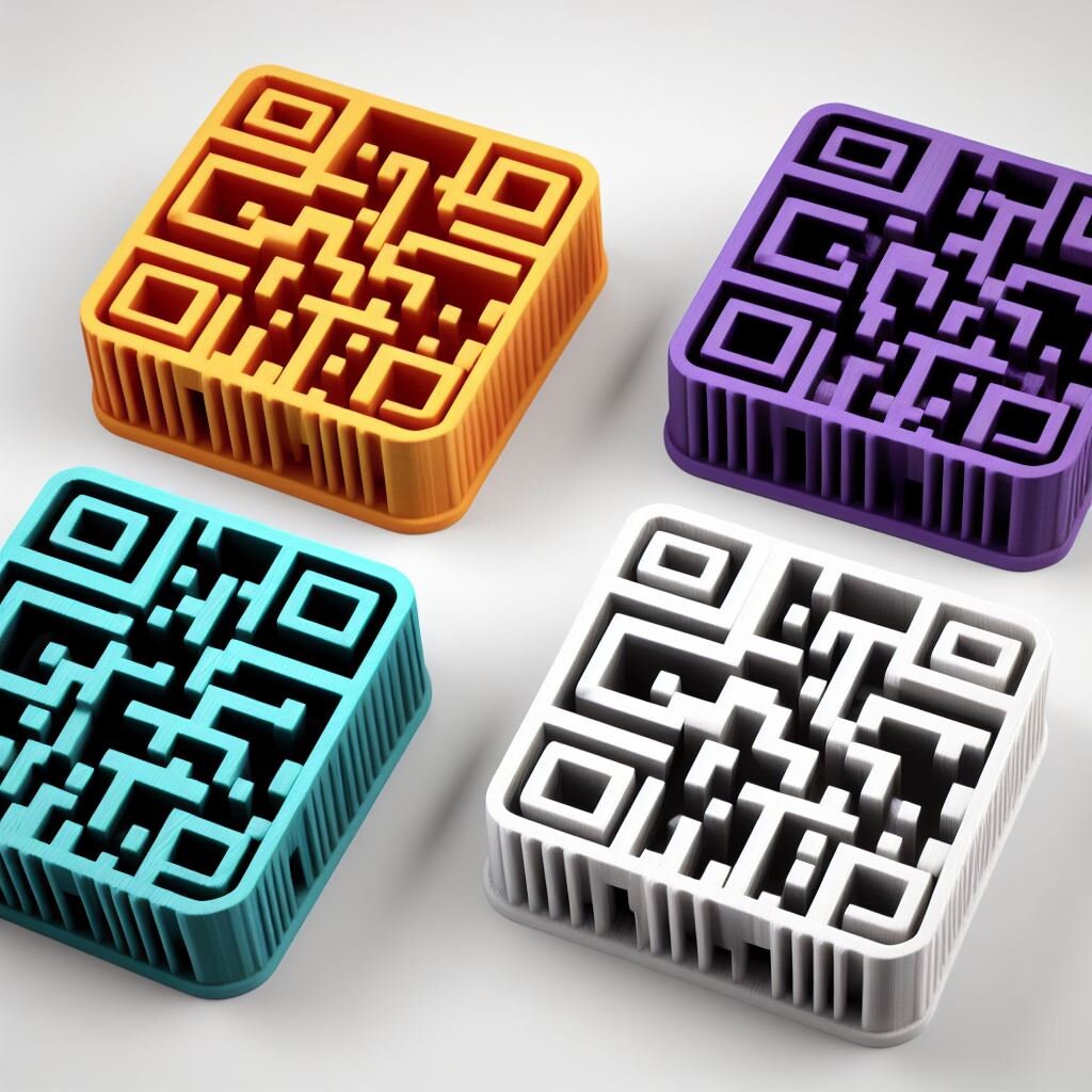 Unlock the Power of 3d-printed QR Codes for Personal or - Etsy