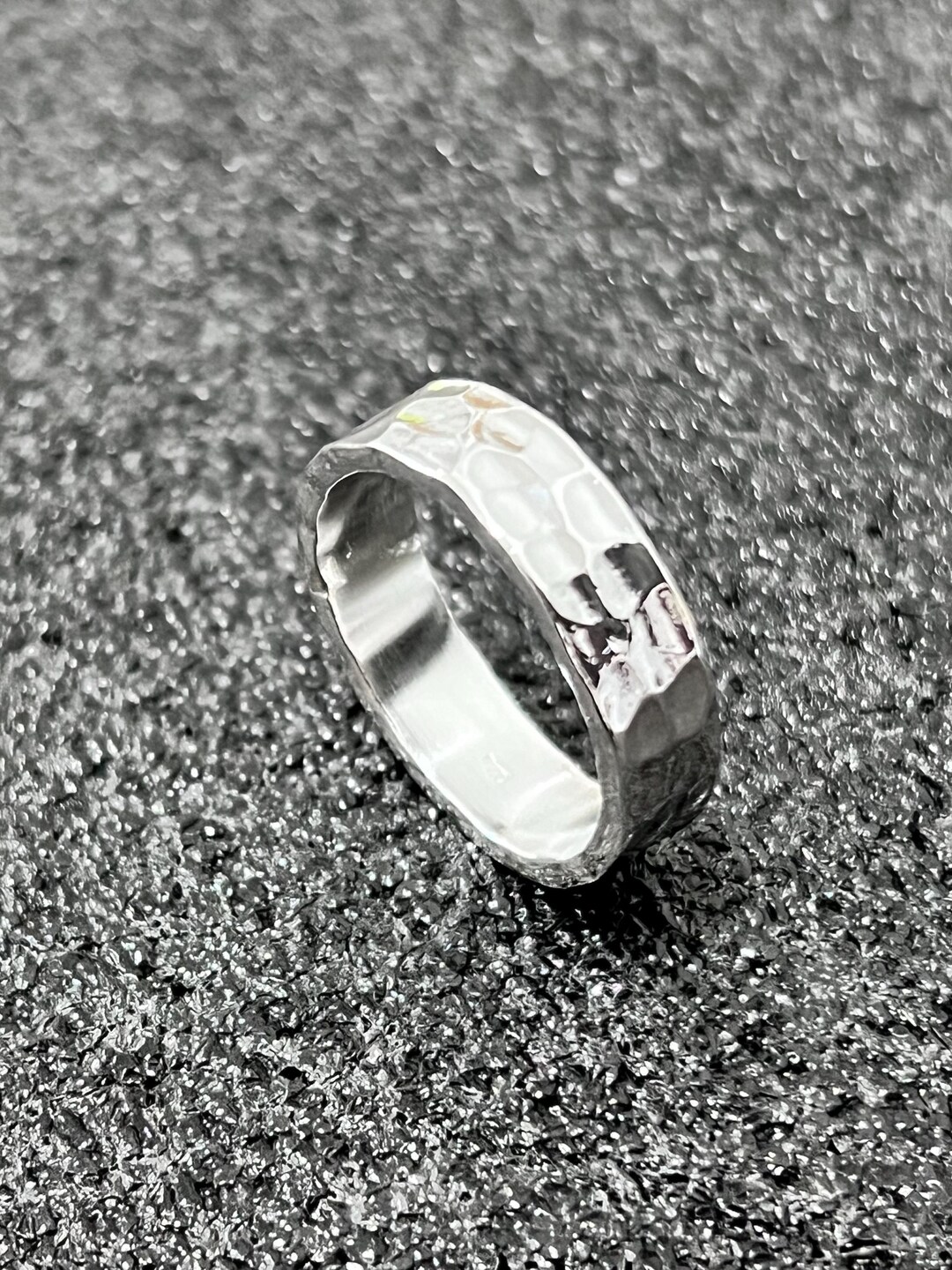 Hammer Band, Men's Ring, Sterling Silver Men's Ring, Gift for Him ...