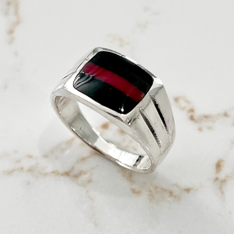 Mens Silver Ring - Etsy