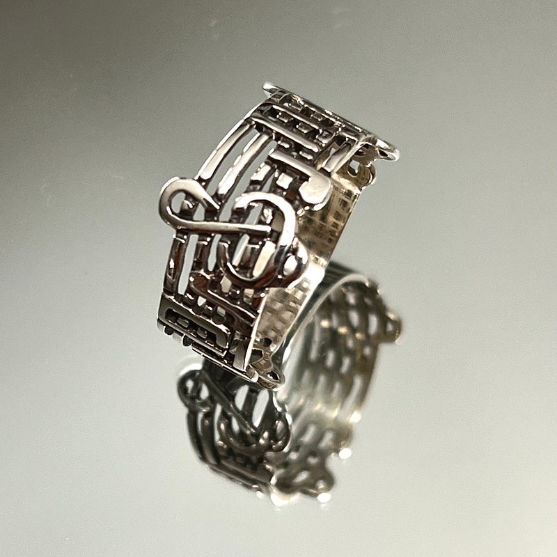 Music Note Ring - Etsy