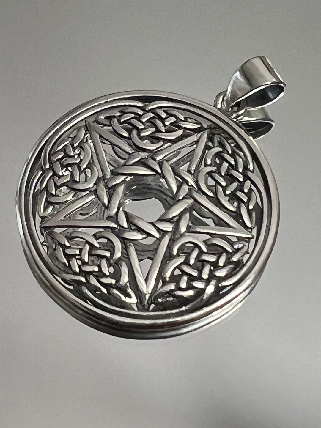 The Knotted Celtic Star Pendant. - Etsy
