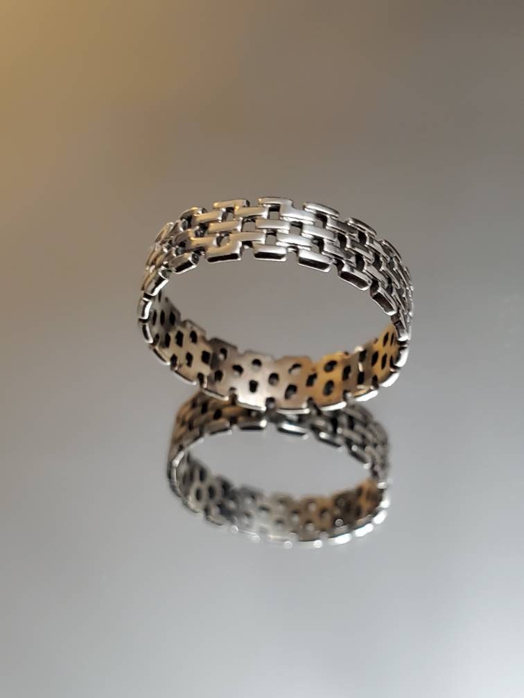 Simple Men's Ring Sterling Silver Men's Ring Thumb | Etsy