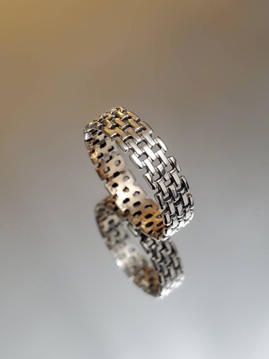 Simple Men's Ring, Sterling Silver Men's Ring, Thumb Ring, Gift for Him ...