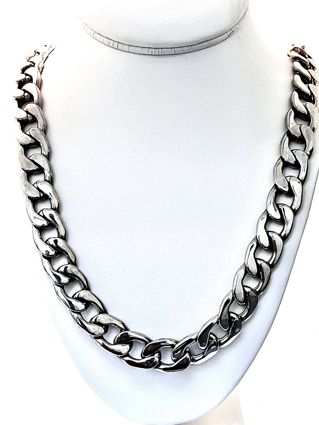 Large Cuban Link Chain for Men, Stainless Steel Men's Chain for the ...