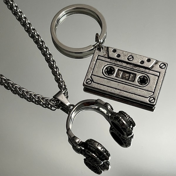 Headphone Keychain - Etsy