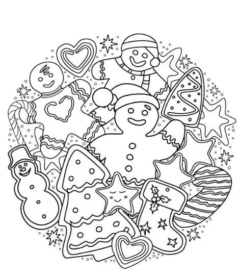 Kawaii Christmas Coloring Book | 20 Pages | Cute Coloring Pages | for ...