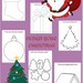 6 Decorate Christmas Pages | Kids Craft Pages | 6 Christmas Coloring ...