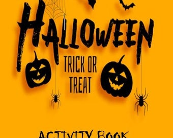 Halloween Activity Book Printable, Halloween Activity Sheets, Halloween ...