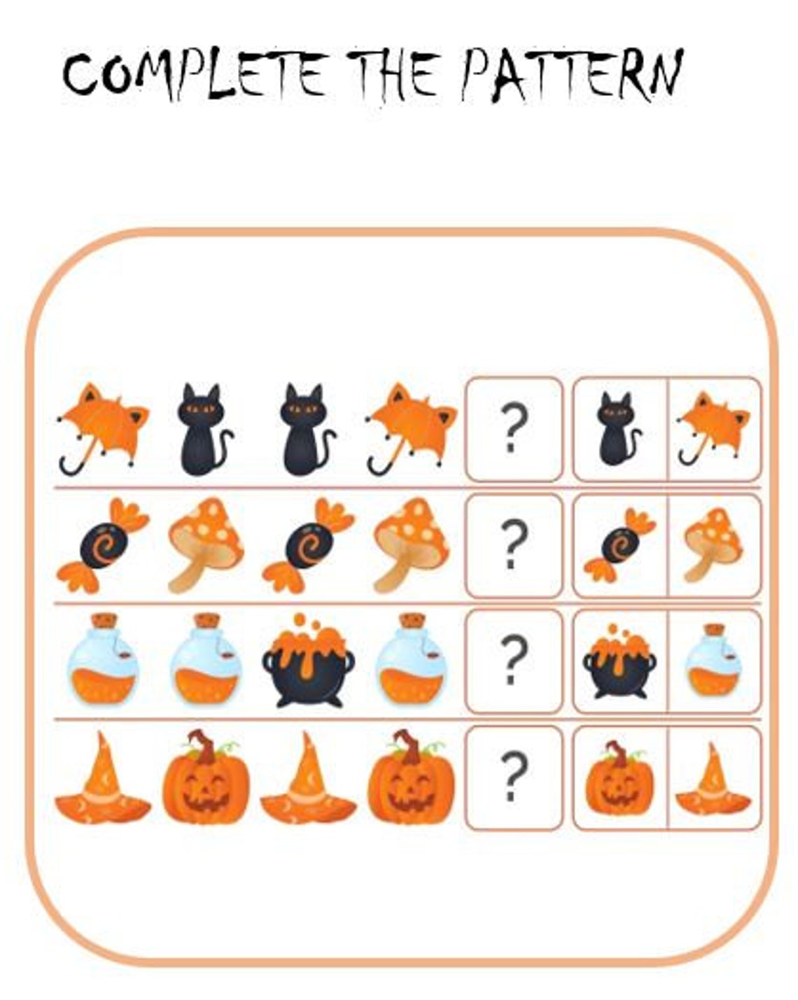 Halloween Activity Book Printable, Halloween Activity Sheets, Halloween ...