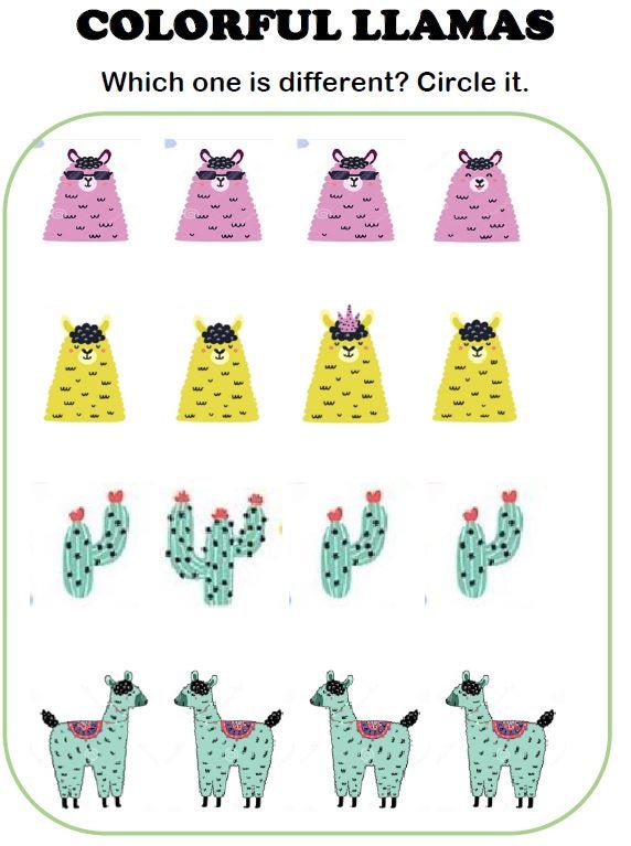 Printable Toddler Activity Book, Baby, Activity, Learning Book ...