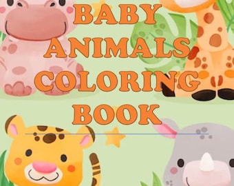 Printable Unicorn Coloring Book, Baby, Activity, Coloring Book ...