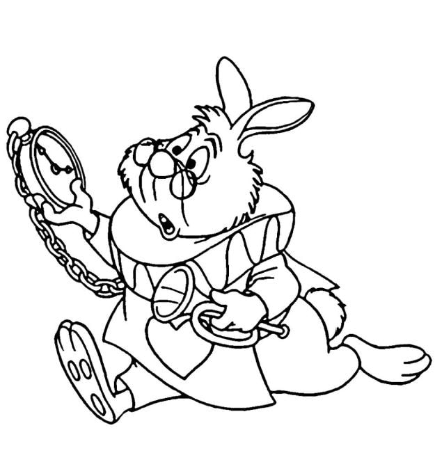 Alice Nel Paese Delle Meraviglie Pagine Da Colorare Alice Disegno Di